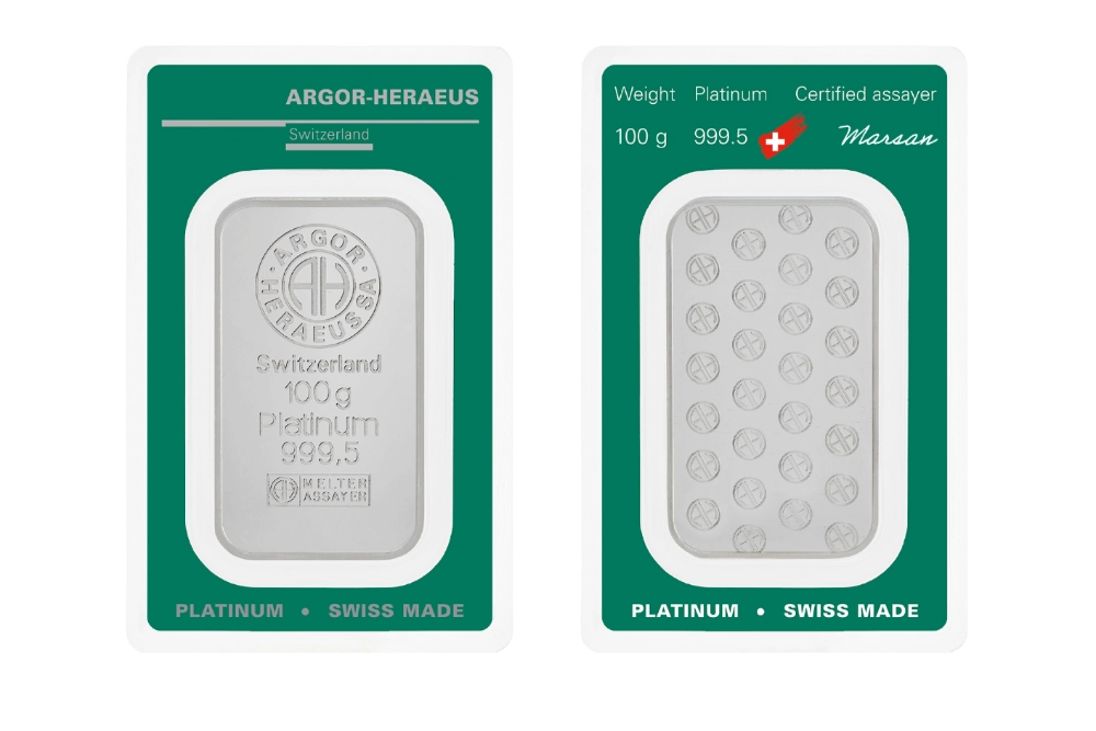 100g Pt Minted Classic 999.5