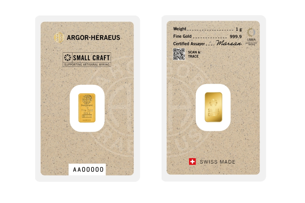 1g Au Minted Small Craft 999.9