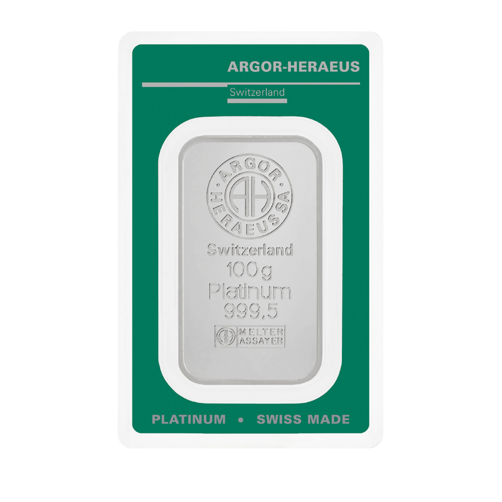 100g Pt Minted Classic 999.5